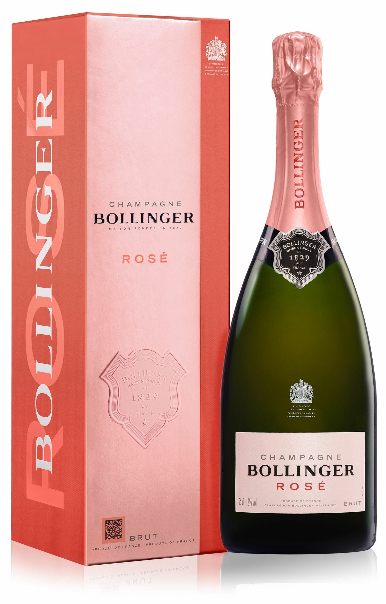 Bollinger Rosé Nv Champagne Gift Box 75cl, Bollinger, Champagne, France ...