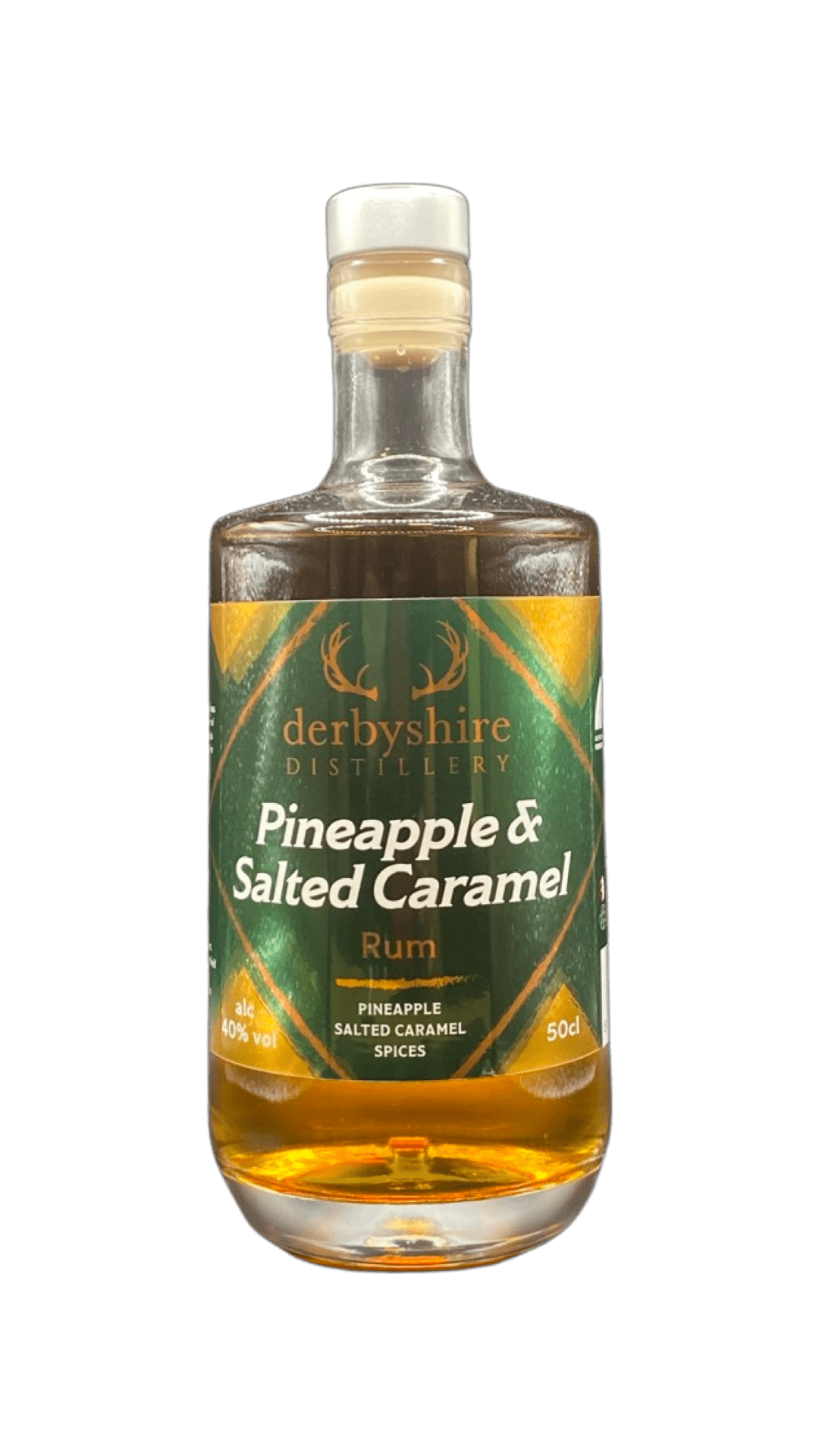 Derbyshire Distillery Pineapple & Salted Caramel Spiced Rum 50cl ...