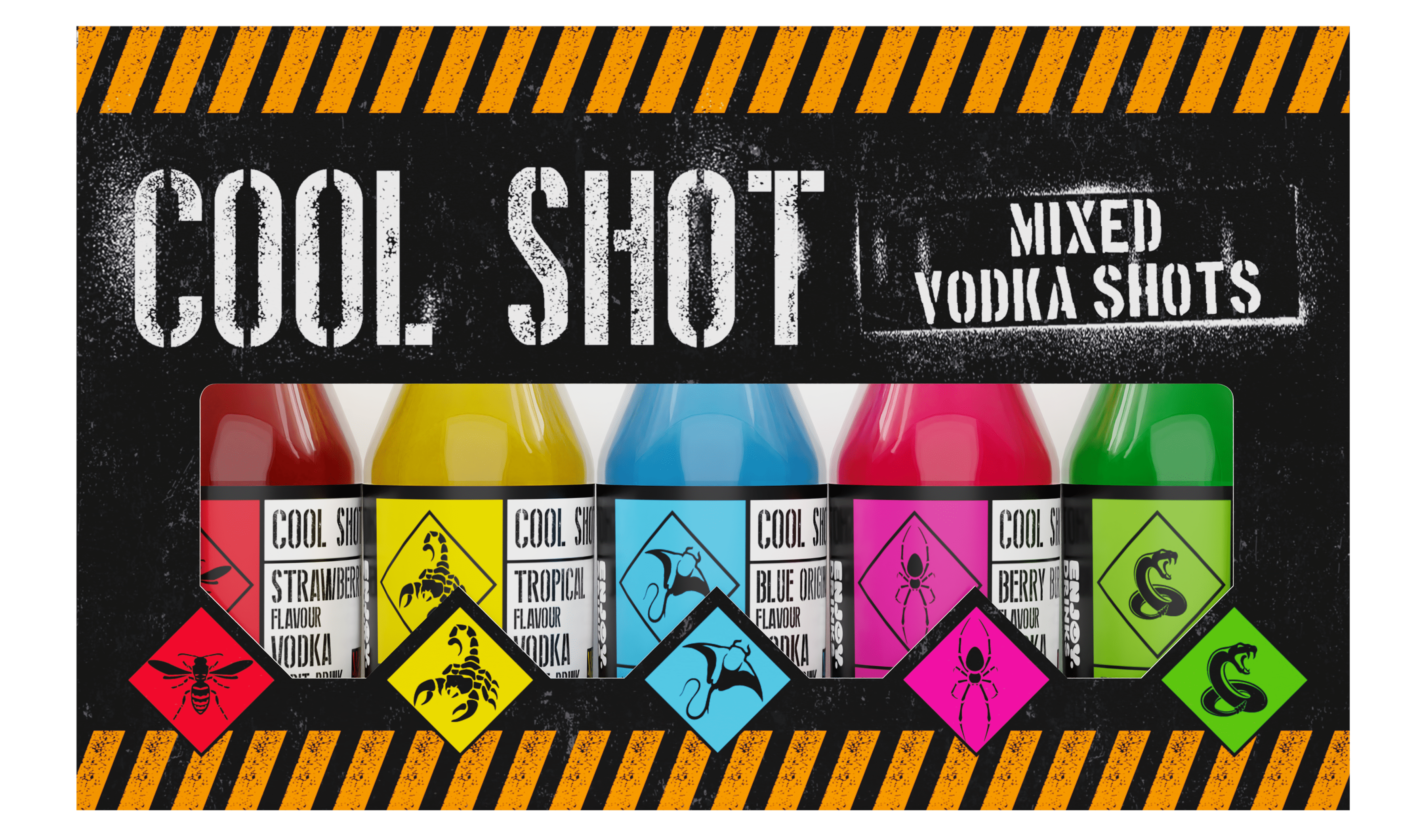 Cool Shots Mixed Vodka Shots 5x2cl, Threshers | Vodka | Threshers