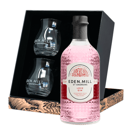 Eden Mill Love Gin Tulip Gift Set 50cl, Threshers | Pink Gin | Threshers