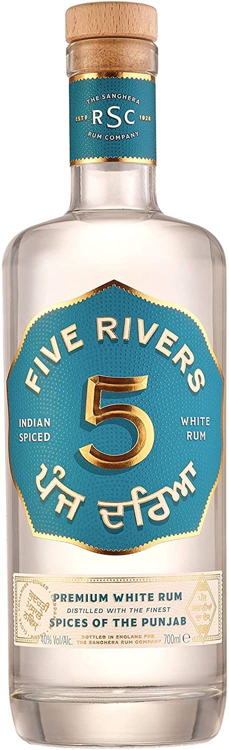 Five Rivers Indian Spiced White Rum 70cl, Five Rivers | White Rum ...