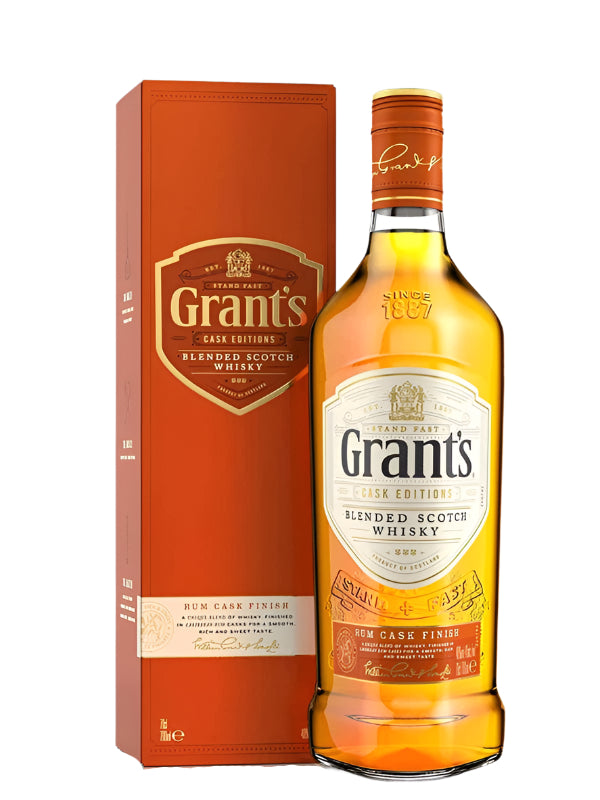 Grant's Rum Cask Edition Blended Scotch Whisky 70cl – Threshers