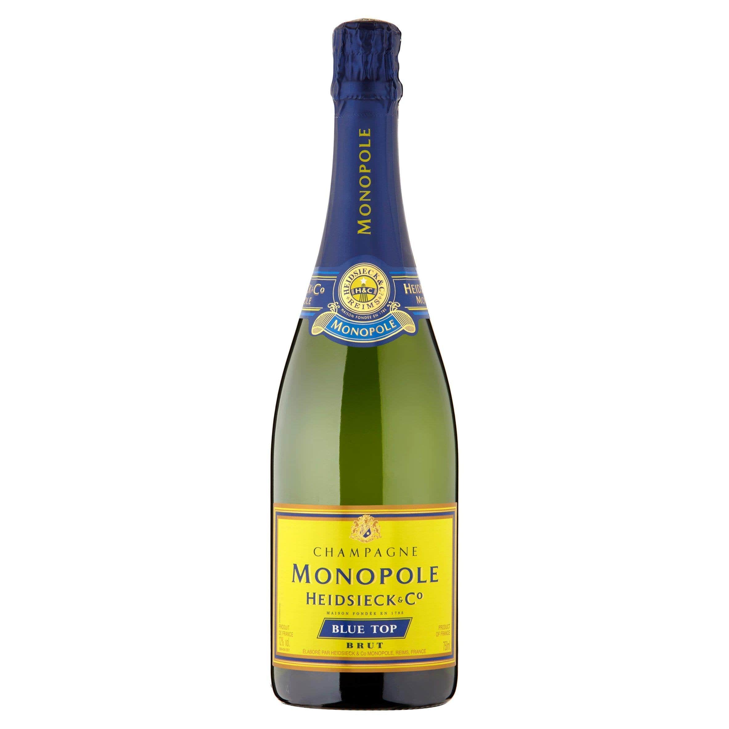 Heidsieck Dry Monopole Blue Top Non Vintage Champagne 75cl, Heidsieck ...