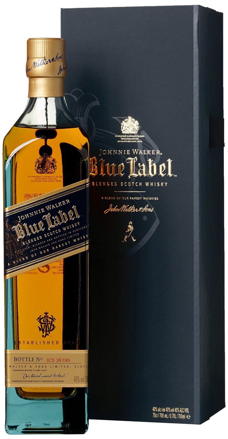 Johnnie Walker Blue Label Blended Scotch Whisky 70cl, Johnnie Walker ...