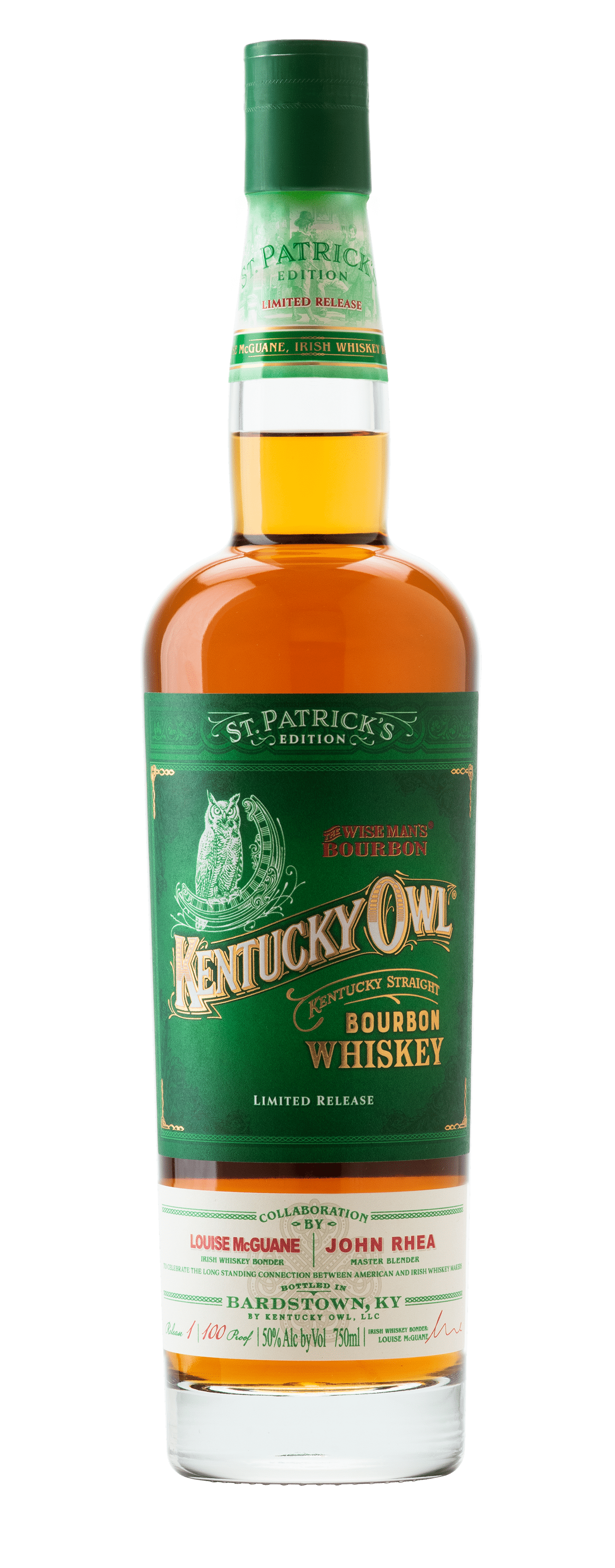 Kentucky Owl Bourbon Whiskey St Patrick's Limited Edition Release 70cl ...