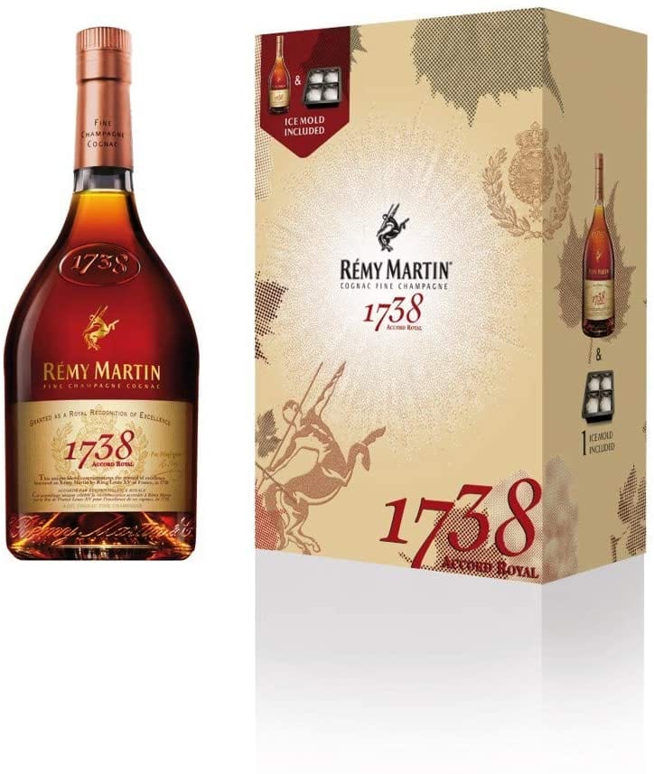 Remy Martin 1738 Accord Royal Cognac 70cl - Ice Mould Gift Pack ...