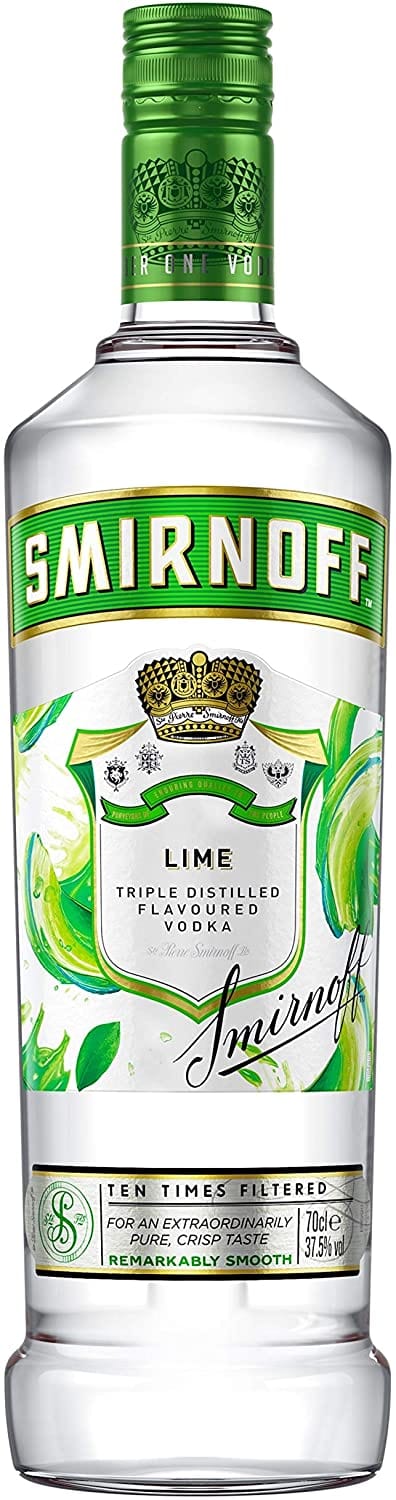 Smirnoff Lime Flavoured VVodka 70cl, Threshers | Vodka | Threshers