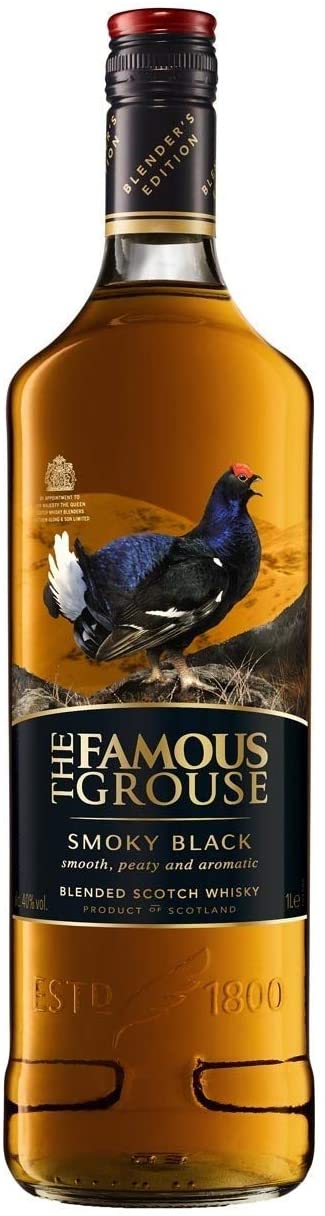 The Famous Grouse Smoky Black Blended Scotch Whisky 70cl, The Famous ...