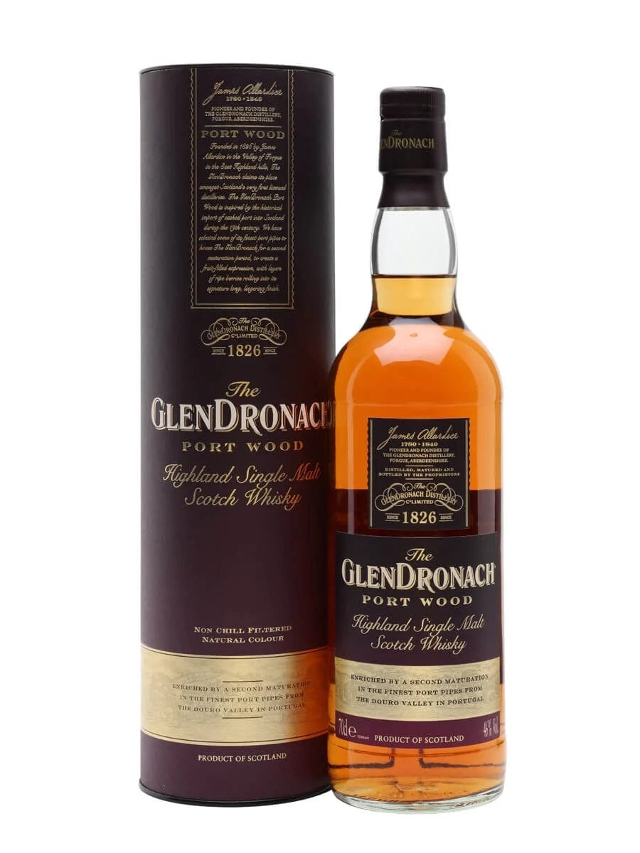 Glendronach Port Wood Single Malt Scotch Whisky 70cl, Threshers ...