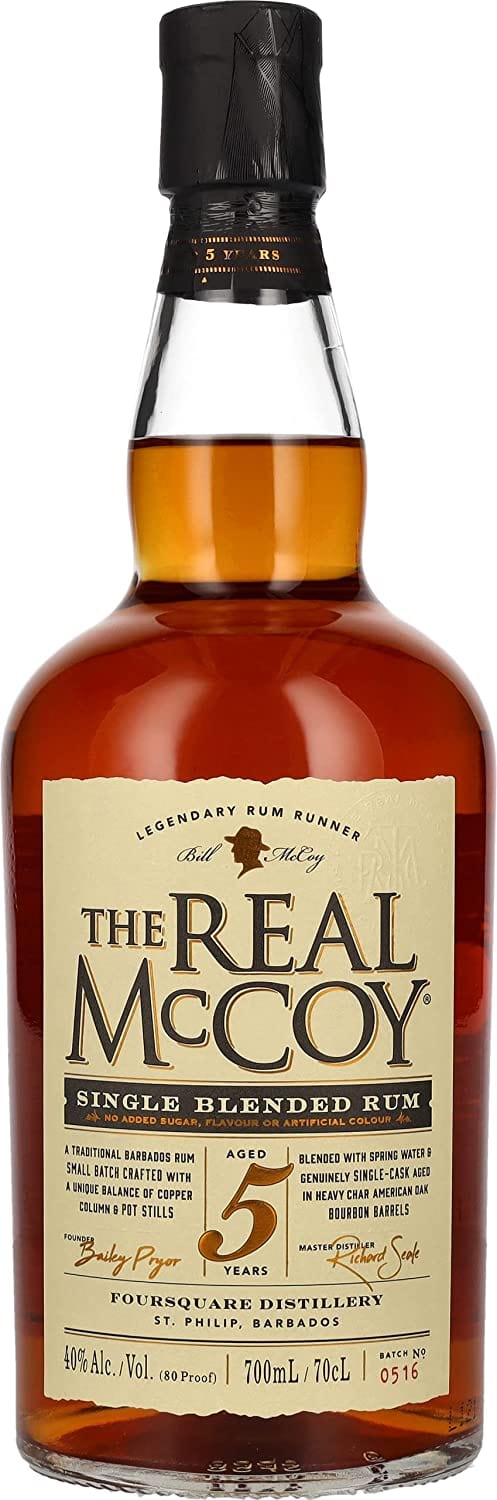 The Real McCoy 5 Year Old Rum 70cl – Threshers