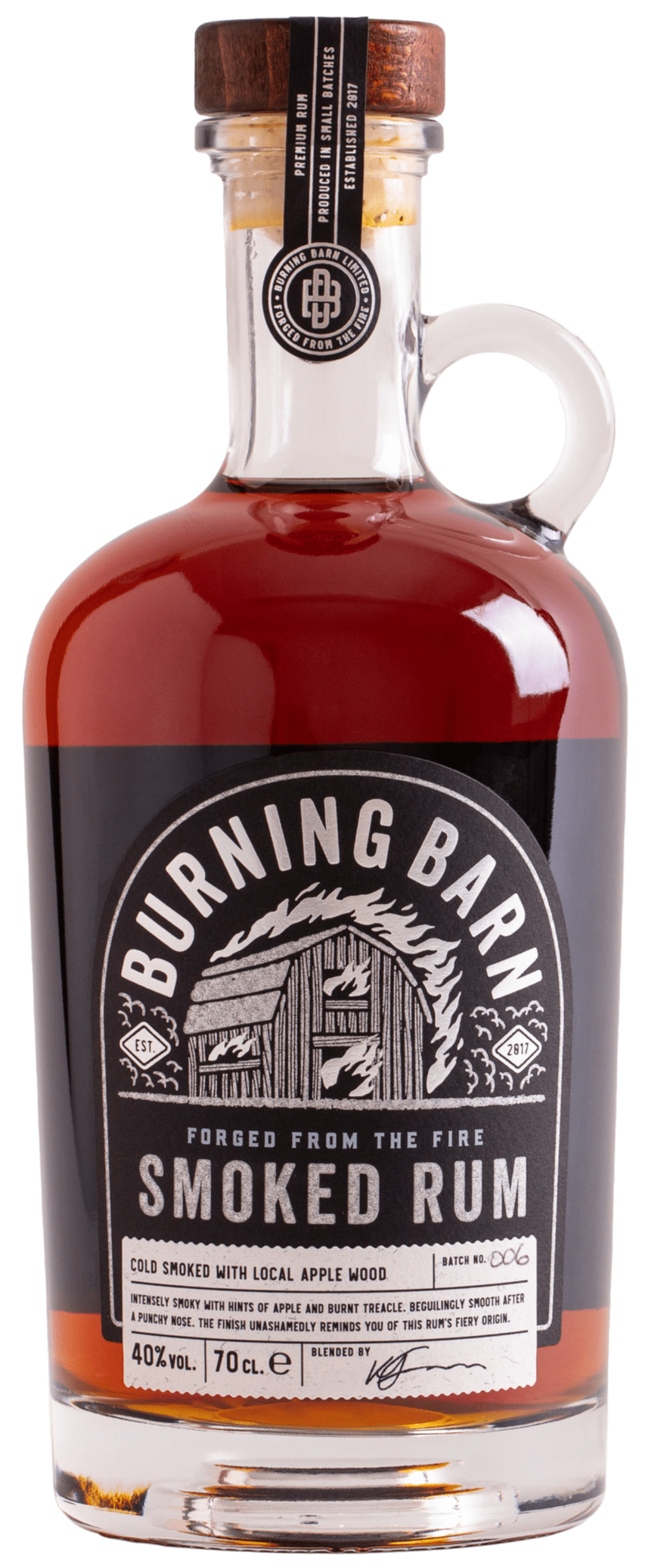 Burning Barn Smoked Rum 70cl – Threshers