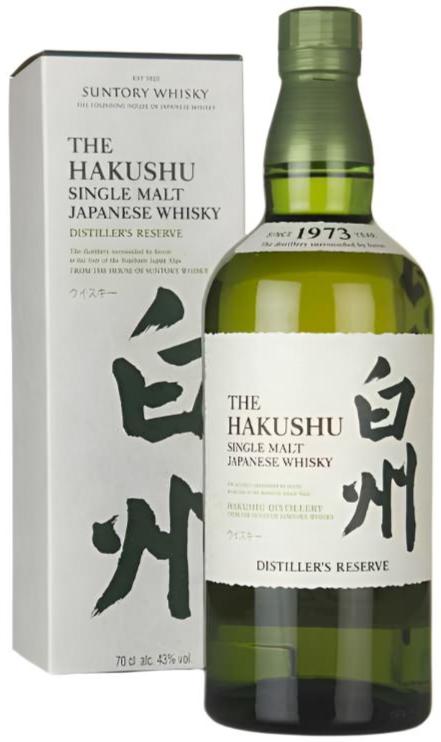 Hakushu Distiller’s Reserve Single Malt Japanese Whisky 70cl, Threshers | Single Malt Whisky ...